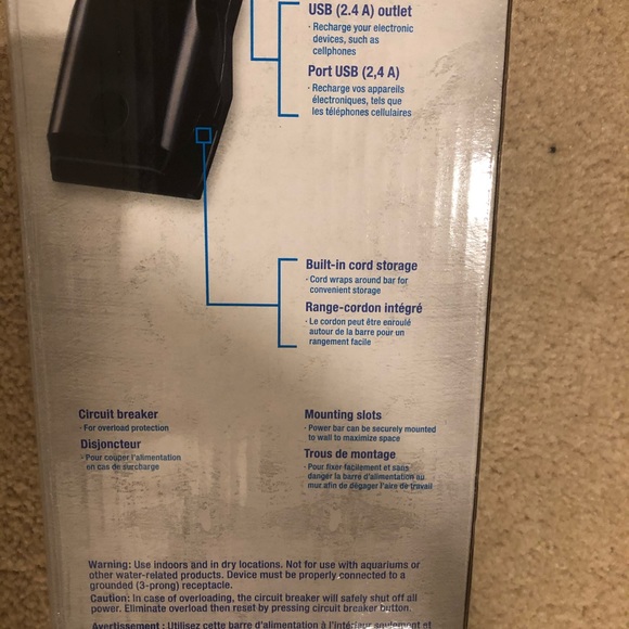 mastercraft | Office | Bnwt Mastercraft 6 Otlet Workshop Powerbar W Usb ...